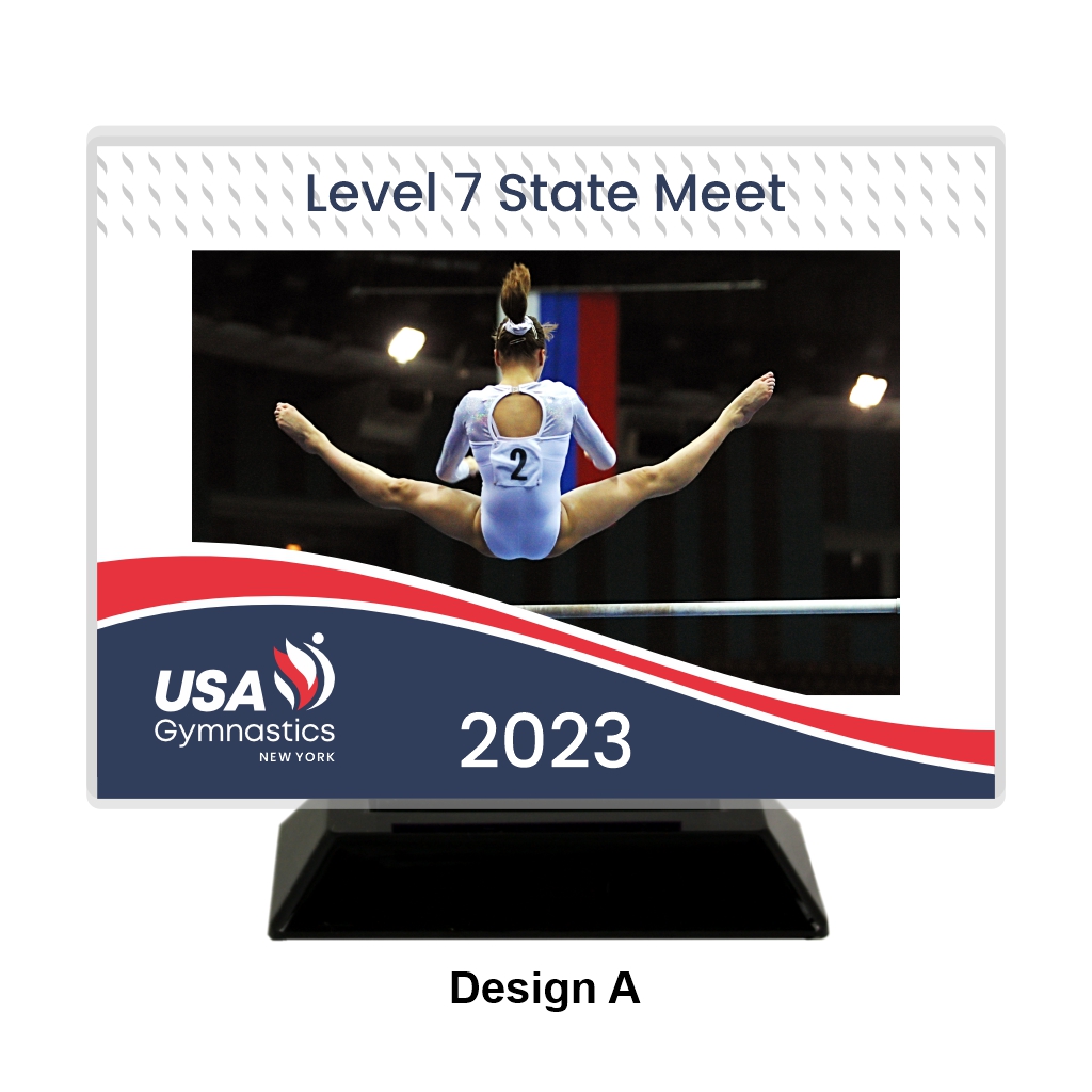 Official USA Gymnastics Acrylic Photo Frame | A-1 Awards, Inc.
